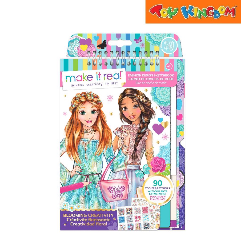 Make It Real Blooming Creativity Sketchbook | Shopee Philippines