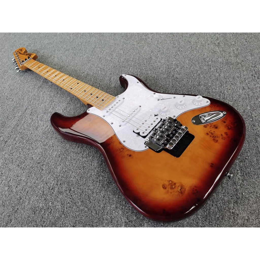 Custom Shop Chrome Tremolo Floyd ST Electric Guitar Maple fingerboard ...