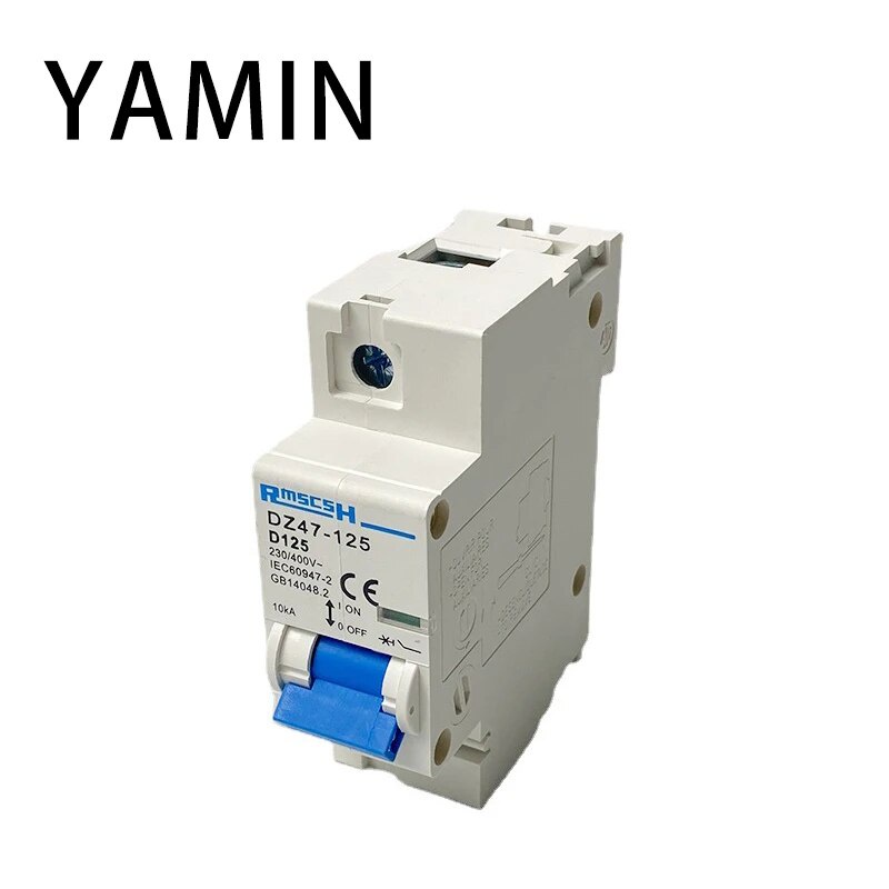 DZ47-125 D Type C45 Mini Circuit Breaker Air Switch MCB 1P 80A/100A/125A Miniature 230V AC ...