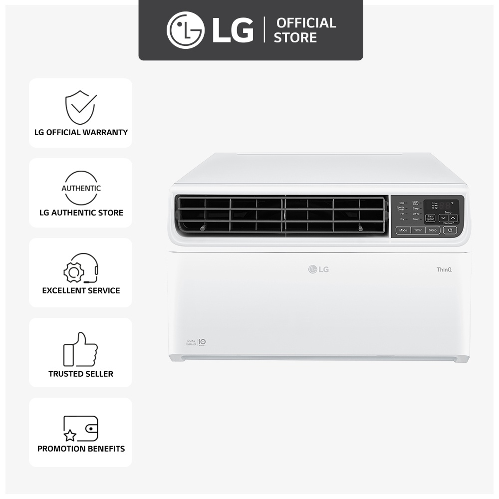 LG Window Type Aircon Dual Inverter 1.3 HP LA130GC Dual Inverter ...