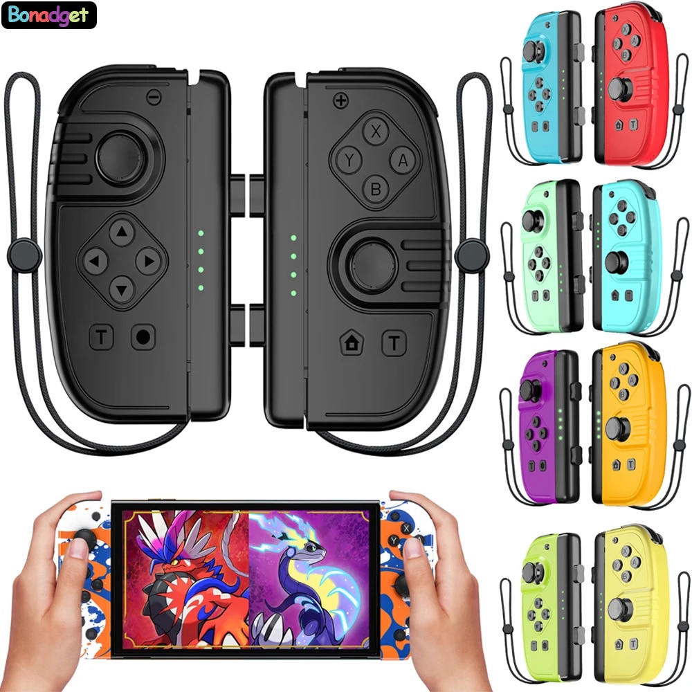 Joy Pad For Nintendo Switch Wireless Controller Joystick Gamepad 6 Axis ...