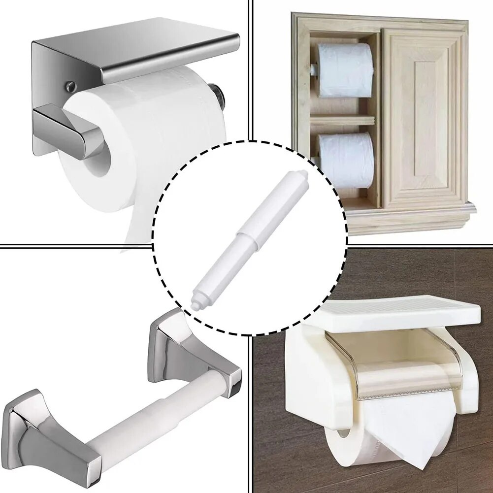 Toilet Roll Spindle Toilet Paper Holder Bathroom Replacement Roller ...