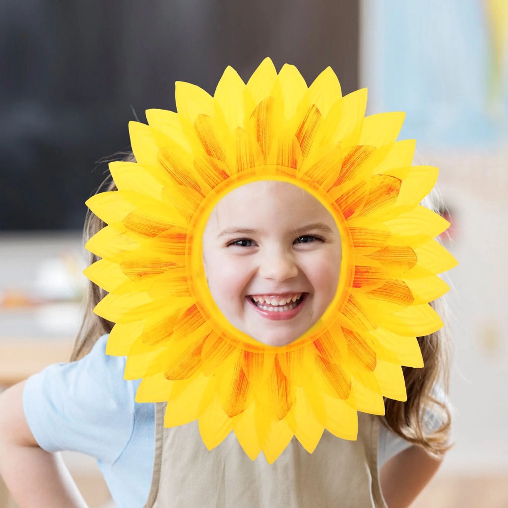 Funny Show Sunflower Headgear Performance Costume Prop For Dance Party ...
