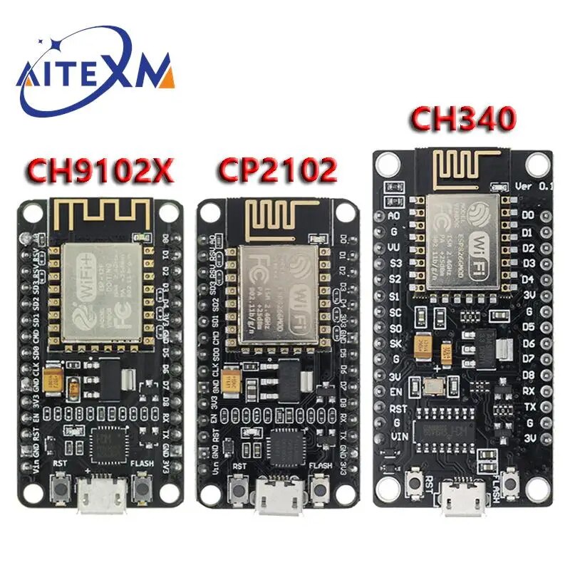 Wireless Module Ch340 Ch340g Cp2102 Ch9102x Nodemcu V3 V2 Lua Wifi