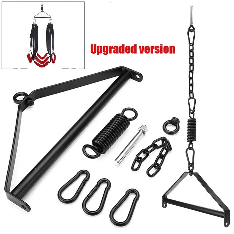 Adult Sex Swing 5 Pad Soft Hanging Door Swing Sex Toys For Couple Flirting Leg Restraint Sling
