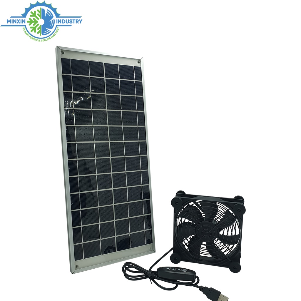 Car Cooler Solar Energy Powered Fan DC Motor Exhaust Fan with Solar ...