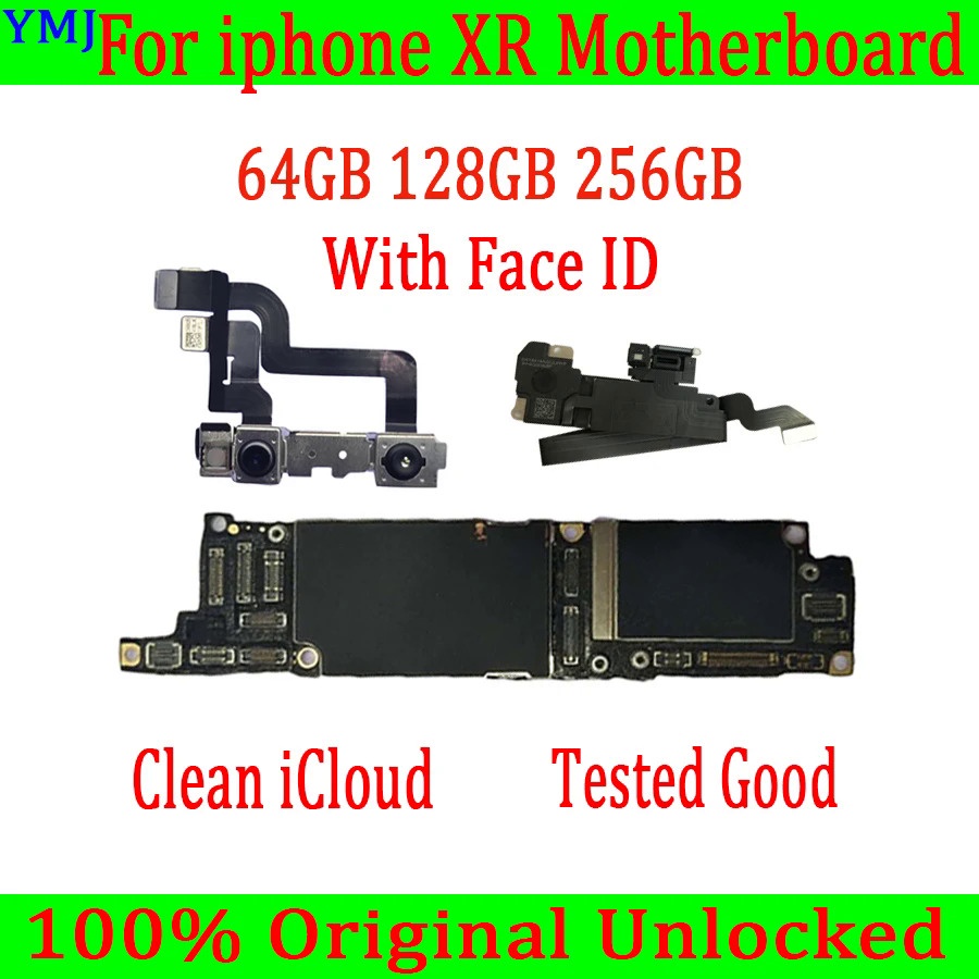 Original unlocked Clean icloud For iphone XR Motherboard 64GB 128GB ...