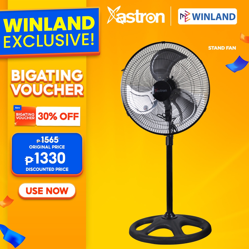 [6255]ASTRON by Winland Omni 18" Industrial Stand Fan | Electric Fan ...