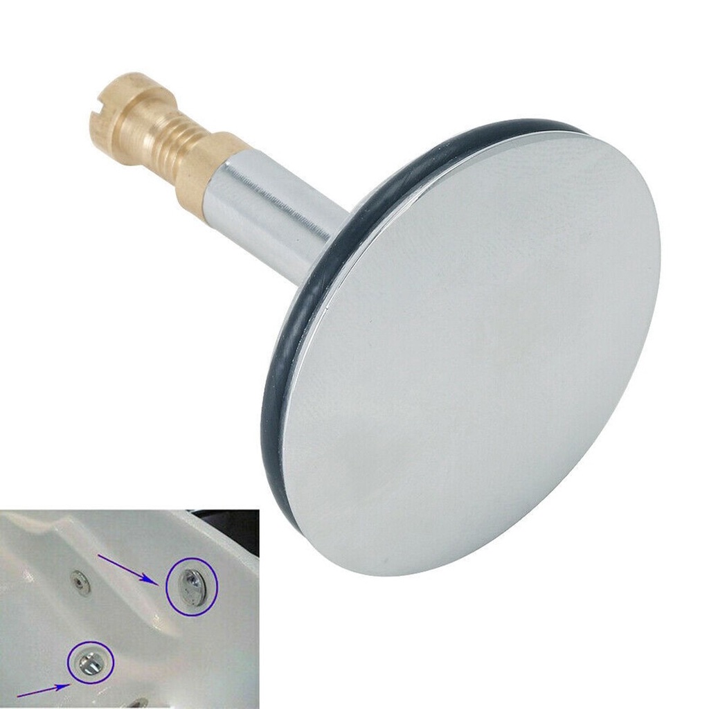 43mm Bathtub Pop-Up Plug Replacement Bath Tub Sink Waste Plug Flat Seal ...