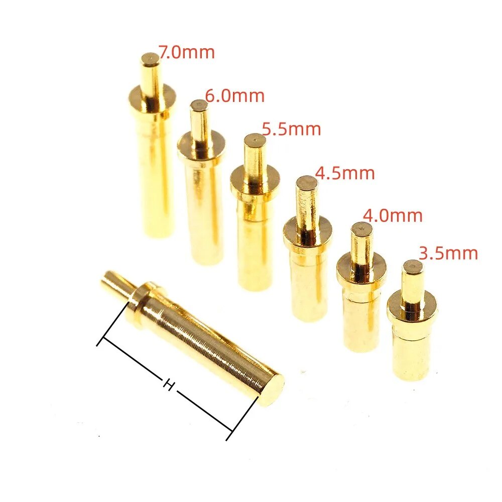 10 100Pcs FeMale PCB Target Contact Through Hole Loaded Pogo Pin ...