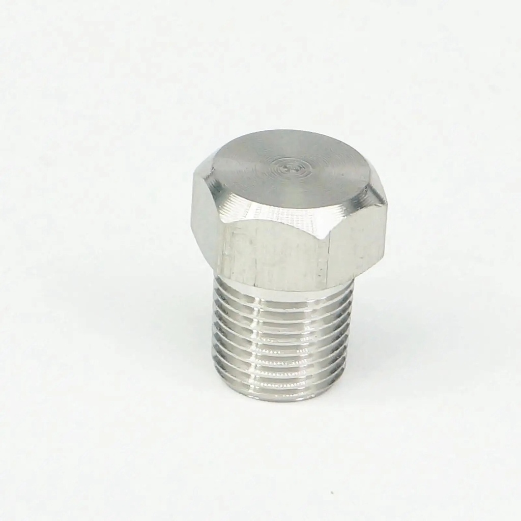 780 bar 1/8" BSPT / NPT male End Cap 304 stainless steel Pipe ...