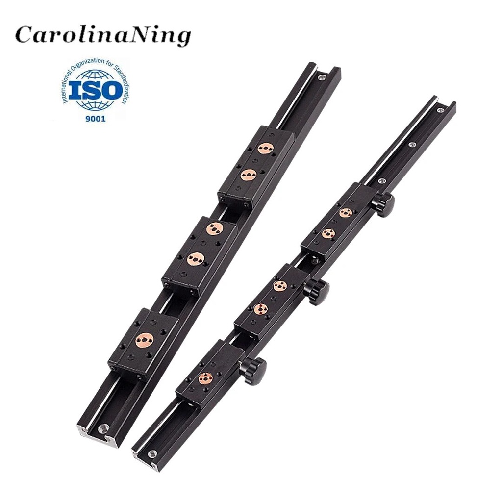Black SGR Built-in Dual Axis Linear Guide Rail Block Aluminum Profile ...
