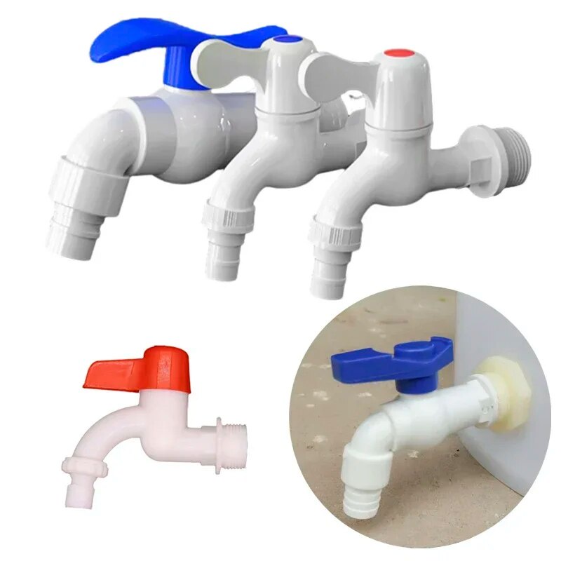Plastic Faucet Water Dispenser Switch Tap Faucet Replacement Parts 1/2 ...