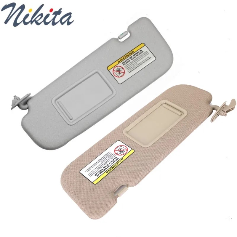 Gray Beige Sunvisor Left Right Side Driver Side Passenger Side Car Sun ...