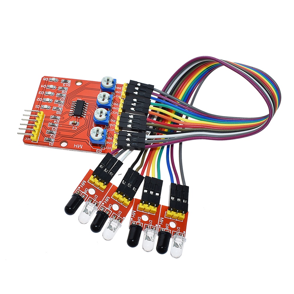 Four Road 4 Channel Infrared Detector Tracking Transmission Line ...