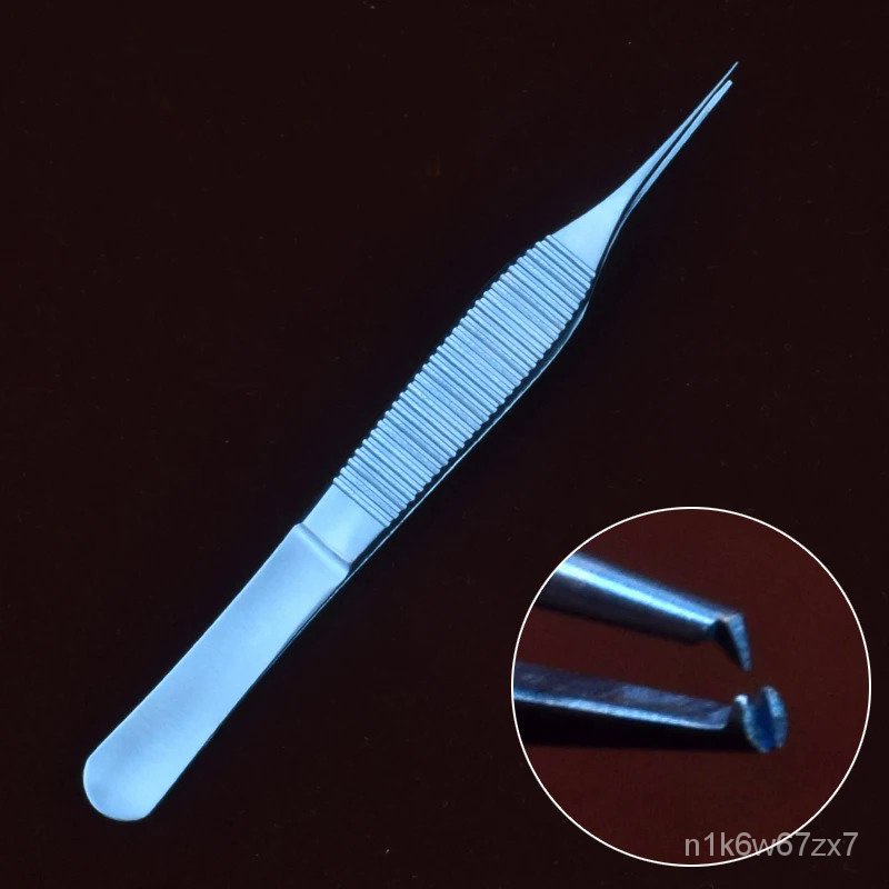 Newly launched Tissue Forceps Serrated Tips/Teeth Titanium Ophthalmic ...