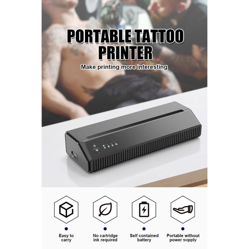 Tattoo Stencil Transfer Printer Machine Portable Thermal Stencil Maker ...