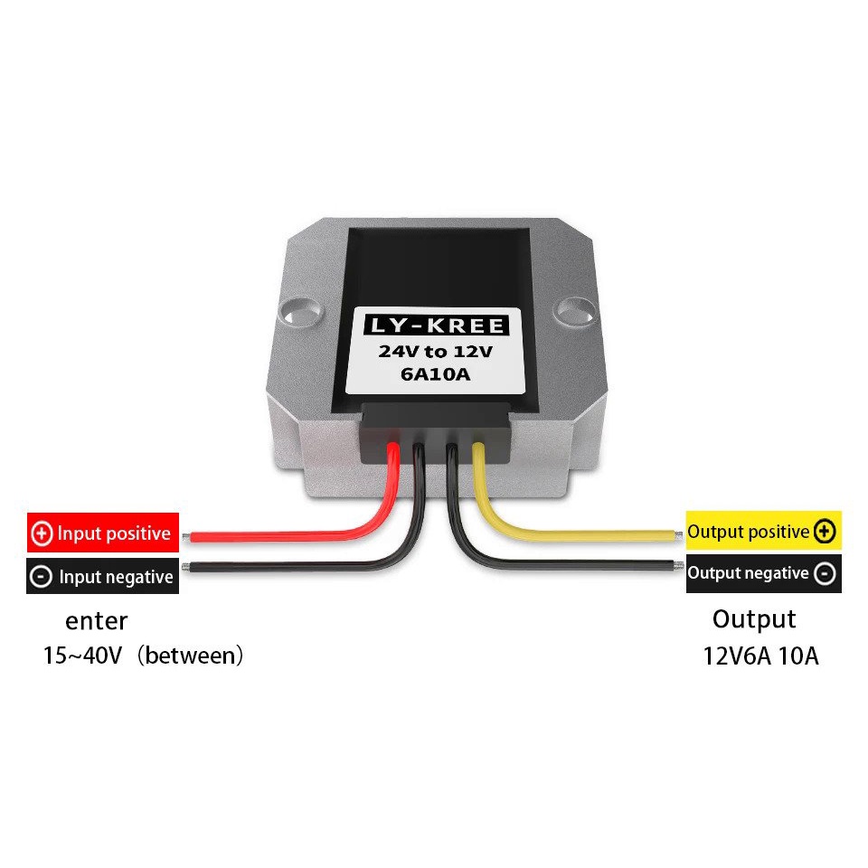 LY-KREE 24v to 12v 6A 10A step down voltage converter Step-down module dc dc converter ...