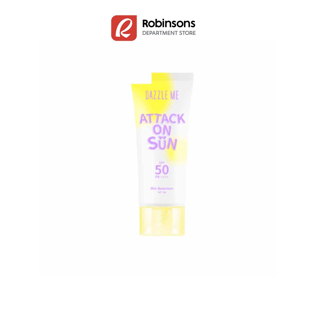 Dazzle Me Attack On Sun! Sunscreen Spf 50 Pa ++++ - 30G | Shopee Philippines