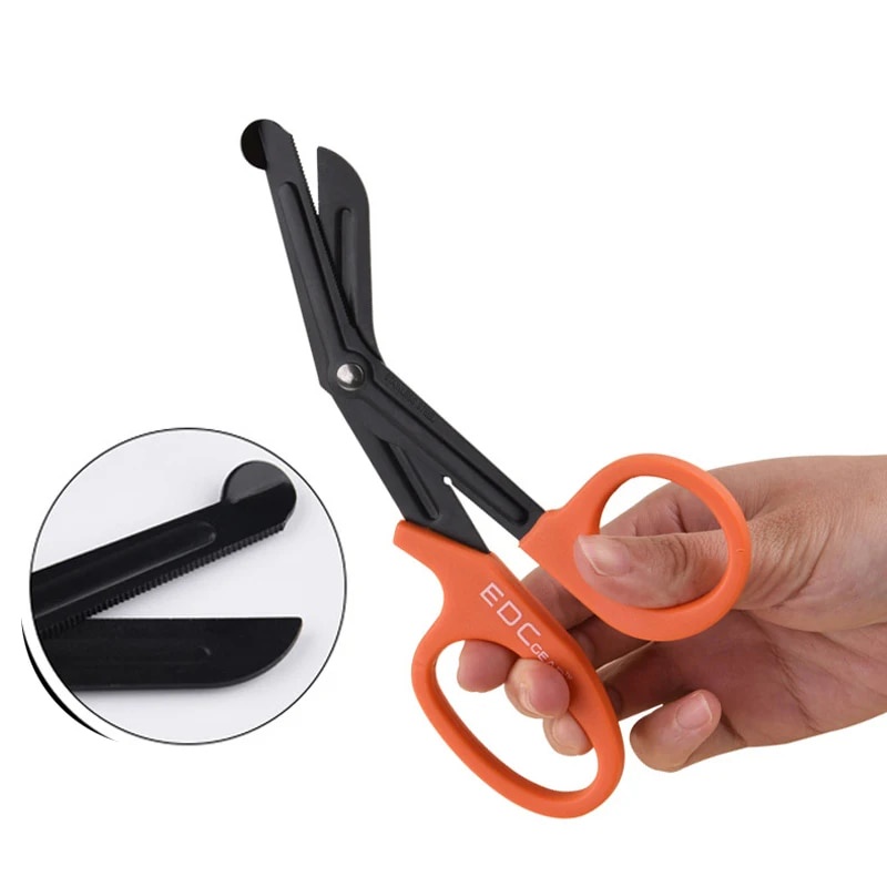 EMT Outdoor EDC Gear Tactical Rescue Scissor Trauma Gauze Emergency ...