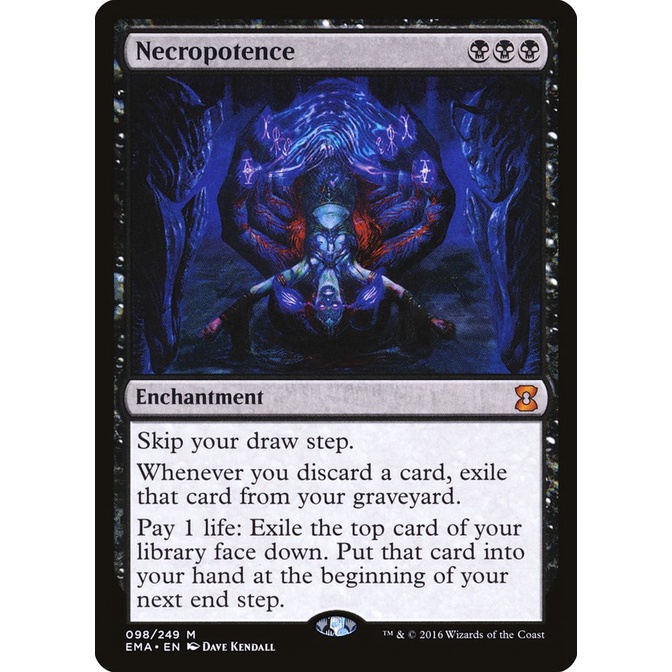 Pr0xy Card - Necropotence | Eternal Masters (EMA) | Shopee Philippines