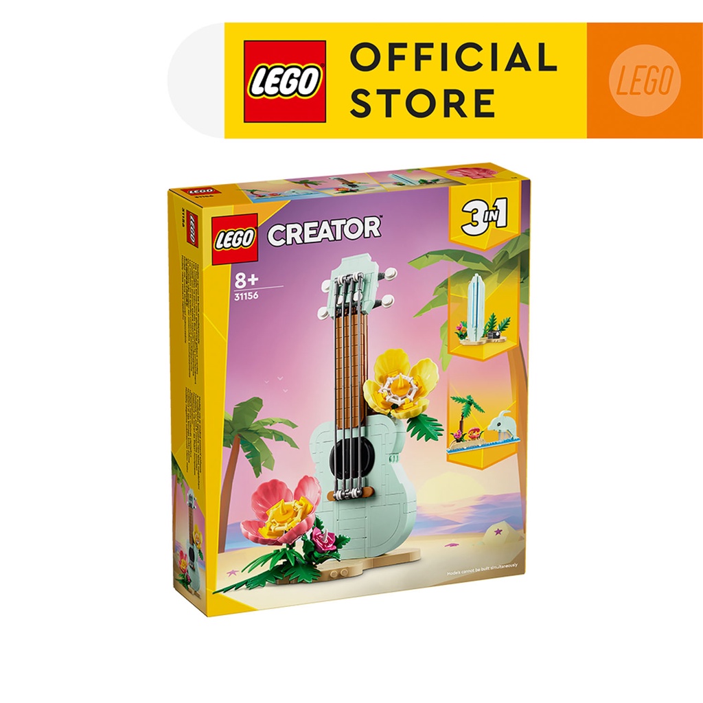 LEGO Creator 31156 Tropical Ukulele 3in1 Toy Set (387 Pieces) | Shopee ...