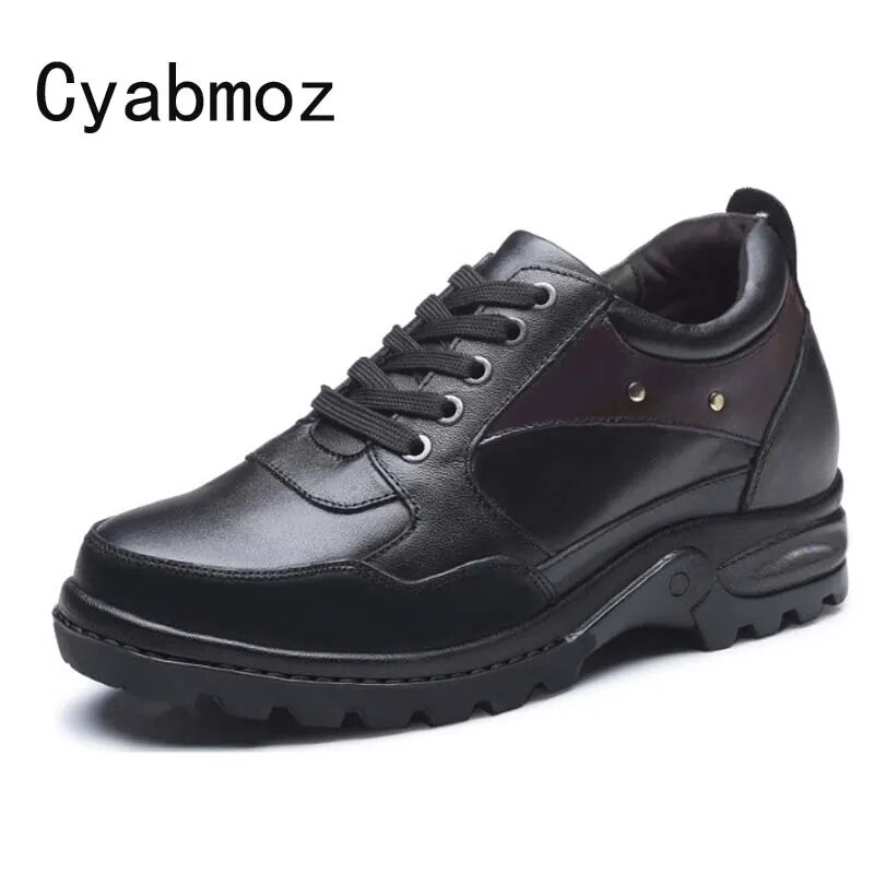 05H 100% Genuine Leather Height Increasing Elevator Shoes with Hidden ...