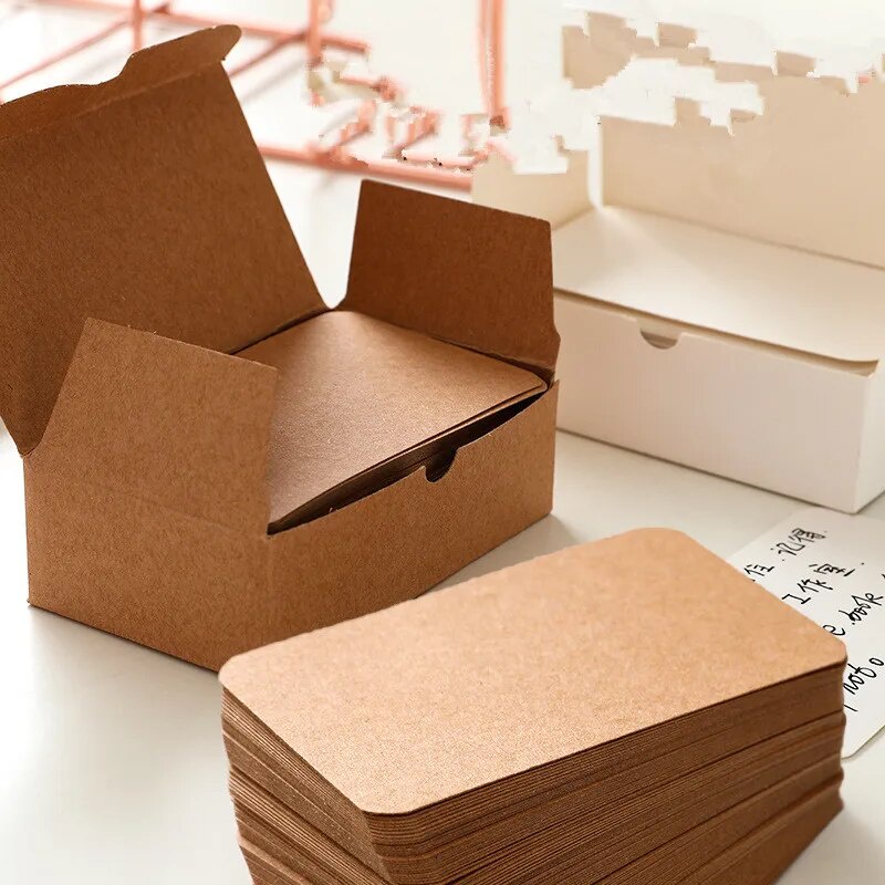 06Z 300 Pieces 350 Gram Blank Kraft Paper White Cardstock Paper ...