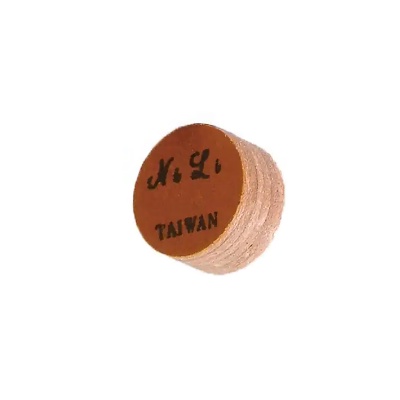 Laminated 6 Layers 14mm Leather Pool Cue Tips Brown Cue Tips 1 pc Nili ...