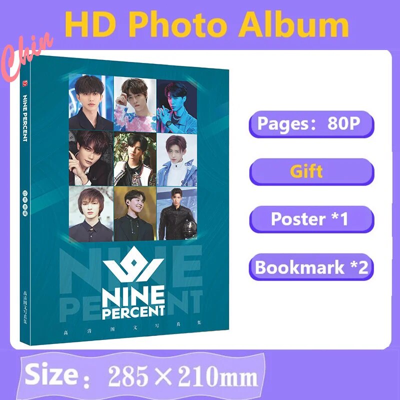 Nine Percent Chen Linong Lin Junyan Wang Ziyi Photobook Birthday ...