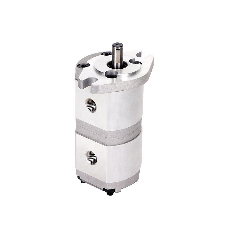 Two stage gear pump, dual hydraulic pump, professional customized ...