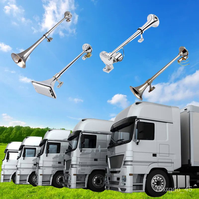 Truck Air horn Zinc material 24V Horn Tech Complete set Air Operated ...