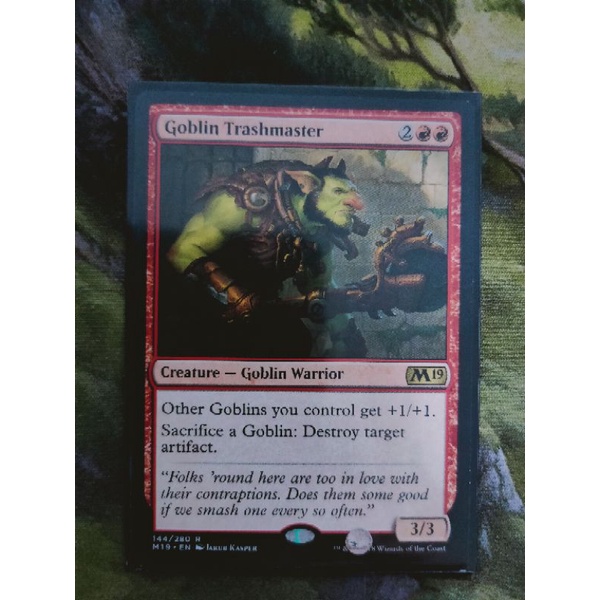 MTG - Goblin Trashmaster - M19 | Shopee Philippines