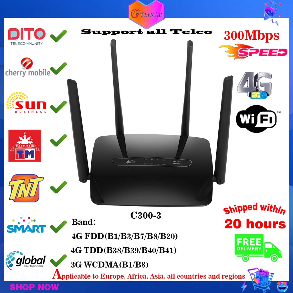 Modified C300 4G Router Unlocked Unlimited Data Hotspot WIFI CPE 4G LTE ... Modified C300 4G Router Unlocked Unlimited Data Hotspot WIFI CPE 4G LTE ...