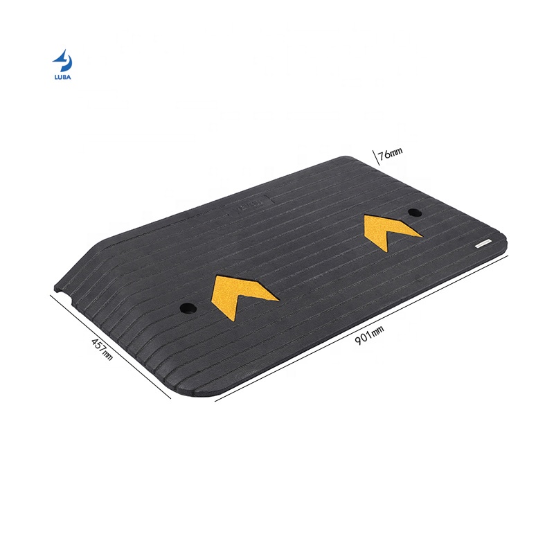 901x533x89mm New Kerb Rubber Curb Ramp Wheelchair Car Road Threshold ...