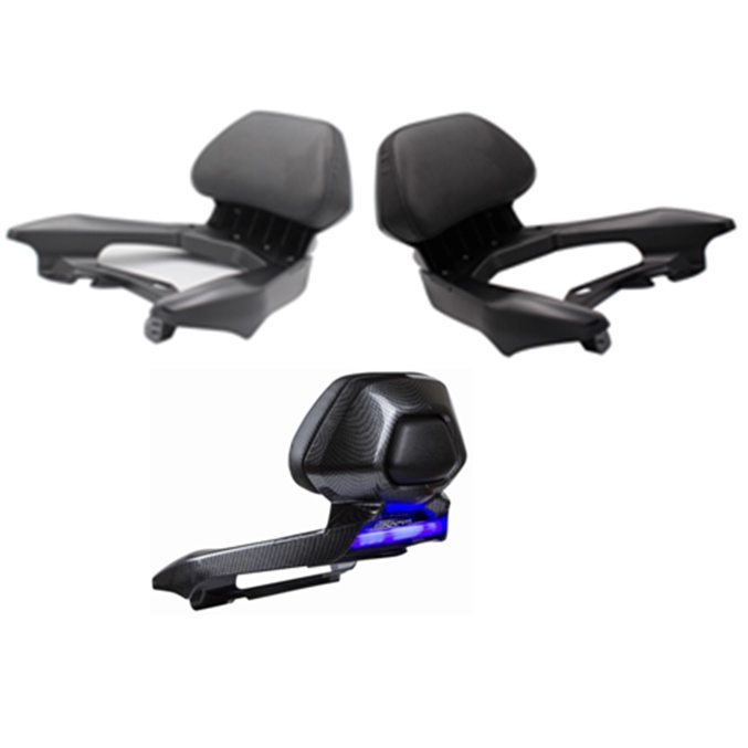 motorcycle accessories NMAX 155 v2 Leather Passenger Backrest Pad Rear ...