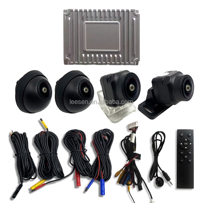 AHD 1080P Car Security Driving Assist Parking Reverse Camera 3D 360 ...