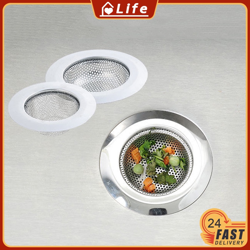 Stainless Steel Sink Filter Screen Kitchen Vegetable Washing Basin Anti ...