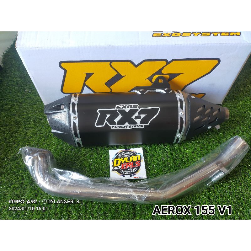 EXOS RX-7 PIPE FOR AEROX 155 V1 | Shopee Philippines