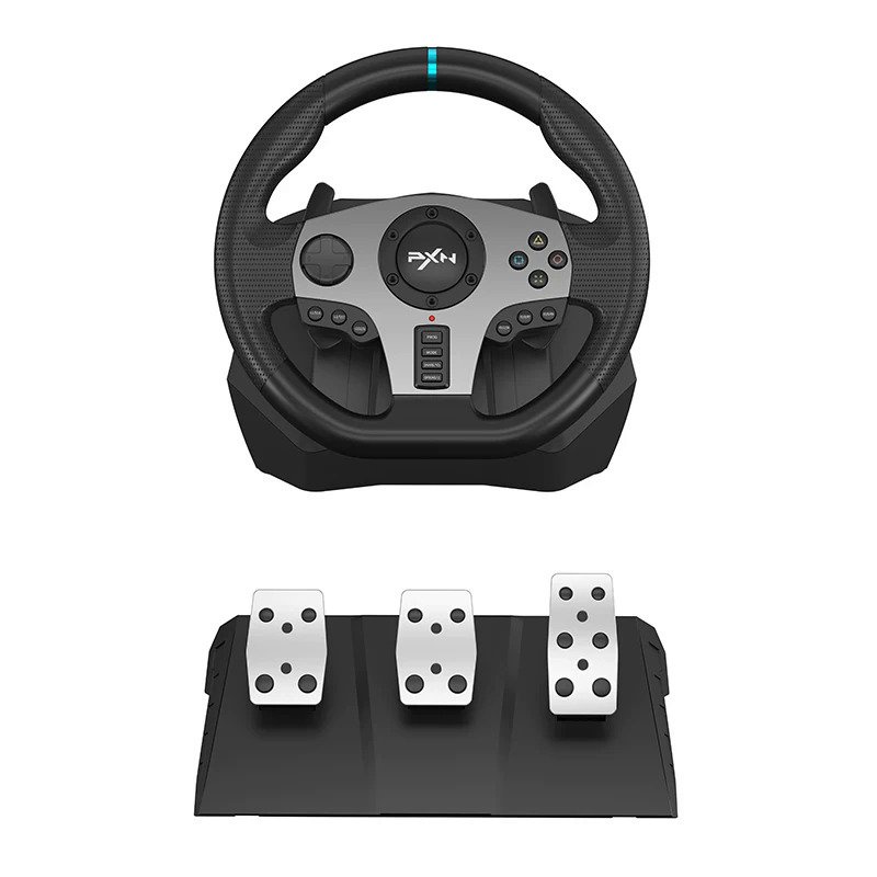 PXN V9 Vibration Driving Racing Wheel For PC Game American Truck ...
