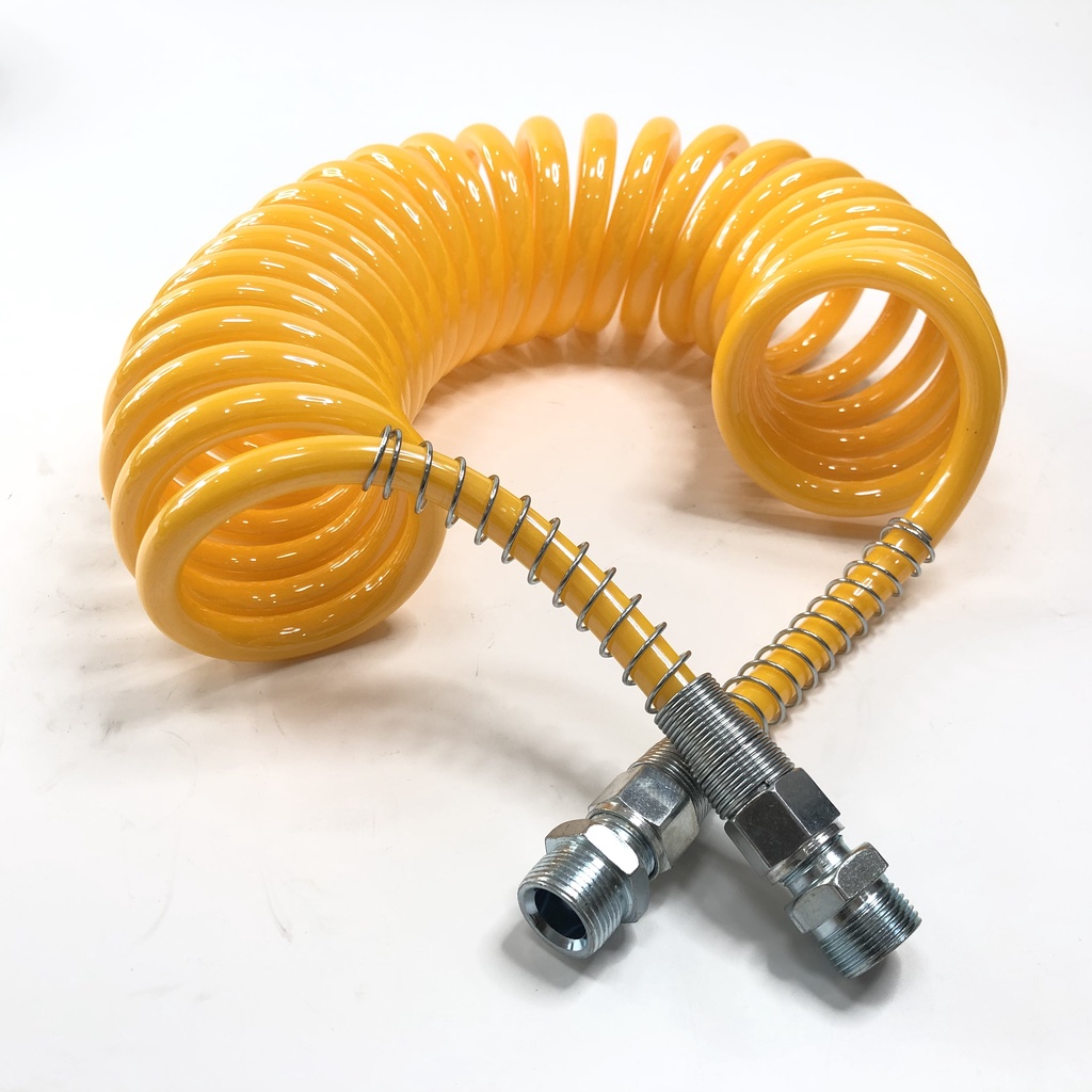 Flexible Polyurethane Tube PU Spiral Coil Hose Truck Air Brake Pipe ...