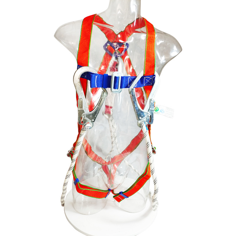 Belt Fall Protection Electrician Construction Full Body Safety Harness ...