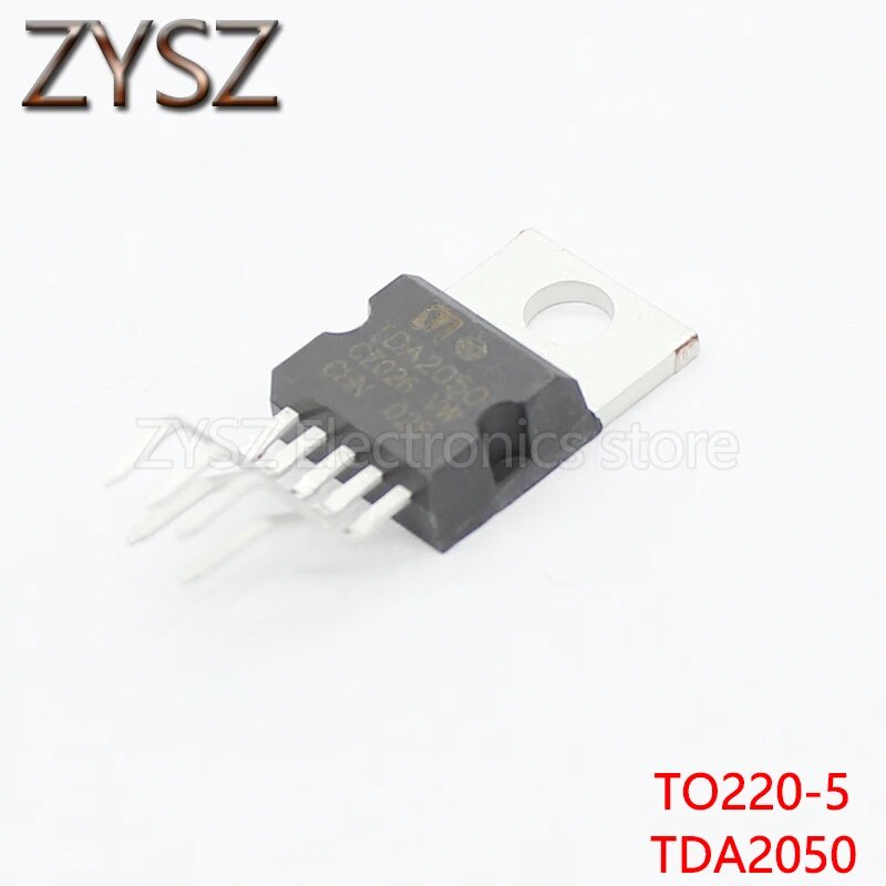 10PCS TDA2050A TDA2050 TO220-5 TO220 audio power amplifier board ...