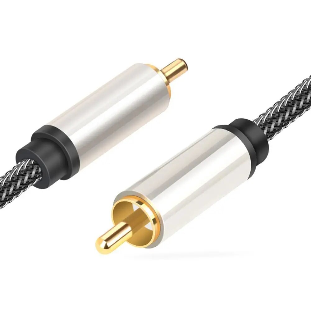 Digital Audio Cable Hifi 5.1 Spdif RCA To RCA Male To Male Coaxial ...