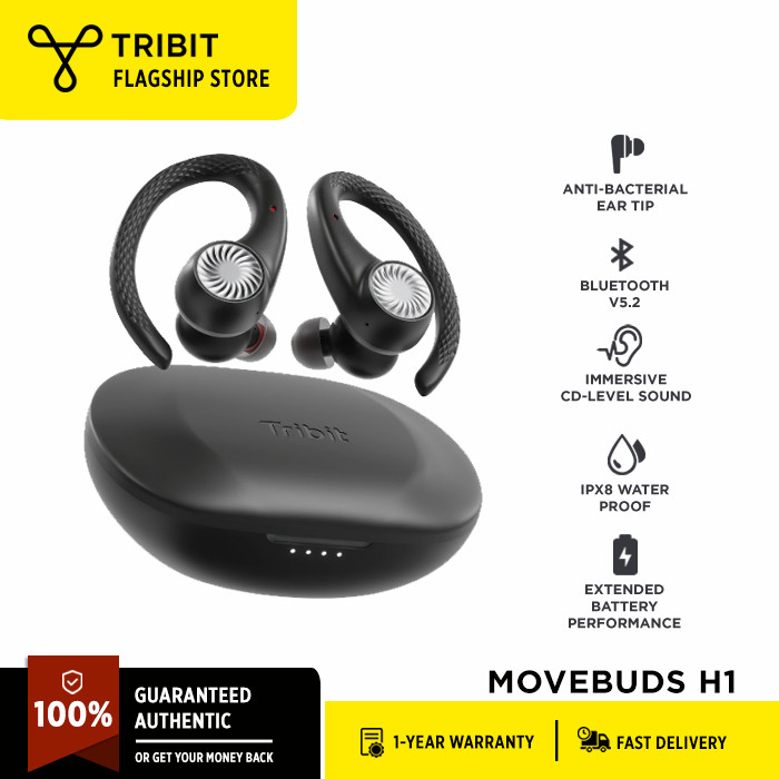Tribit MoveBuds H1 Bluetooth 5.2 Earphones with Transparency Mode to ...