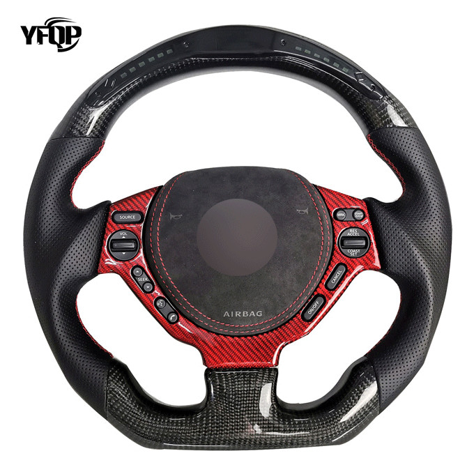 for Nissan GTR steering wheel R35 R34 carbon fiber led alcantara ...