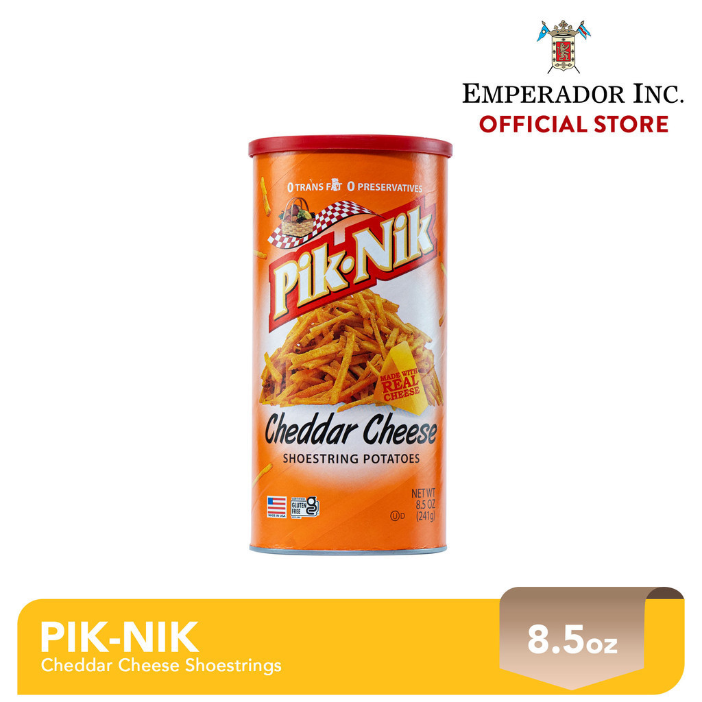 Pik-Nik Cheddar Cheese Shoestring Potatoes 241g | Shopee Philippines