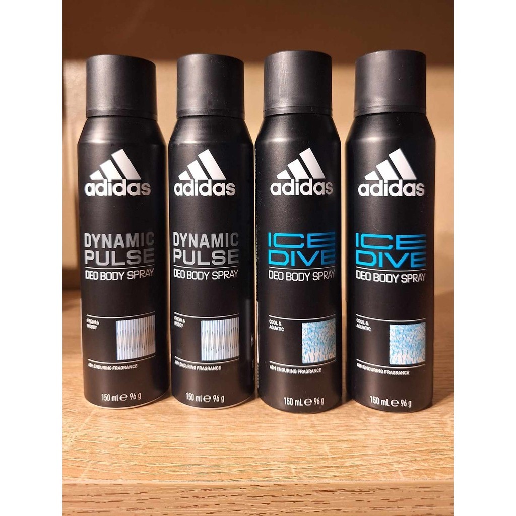 Imported Adidas Deo Body Spray 150ML/ Authentic/ Ice Dive/Dynamic Pulse ...