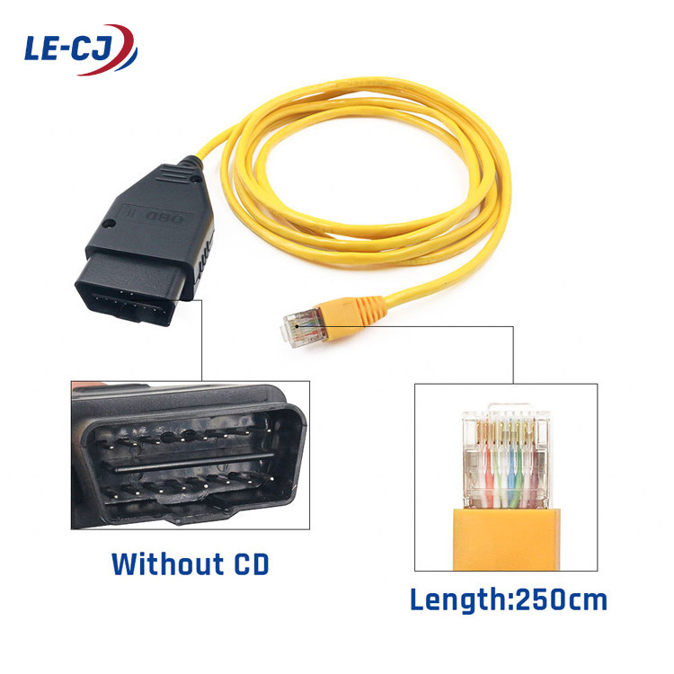 ENET cable for B-MW F-series ICOM OBD2 Coding Diagnostic Cable Ethernet ...