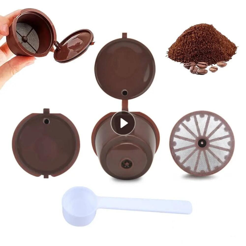 ☯Reusable Coffee Capsule Kits For Nescafe Dolce Gusto Machine ...